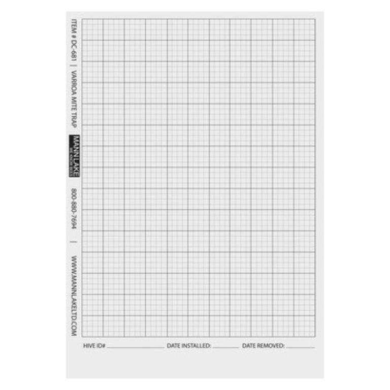 Varroa Mite Sticky Boards – Bee Maid Bee Supplies