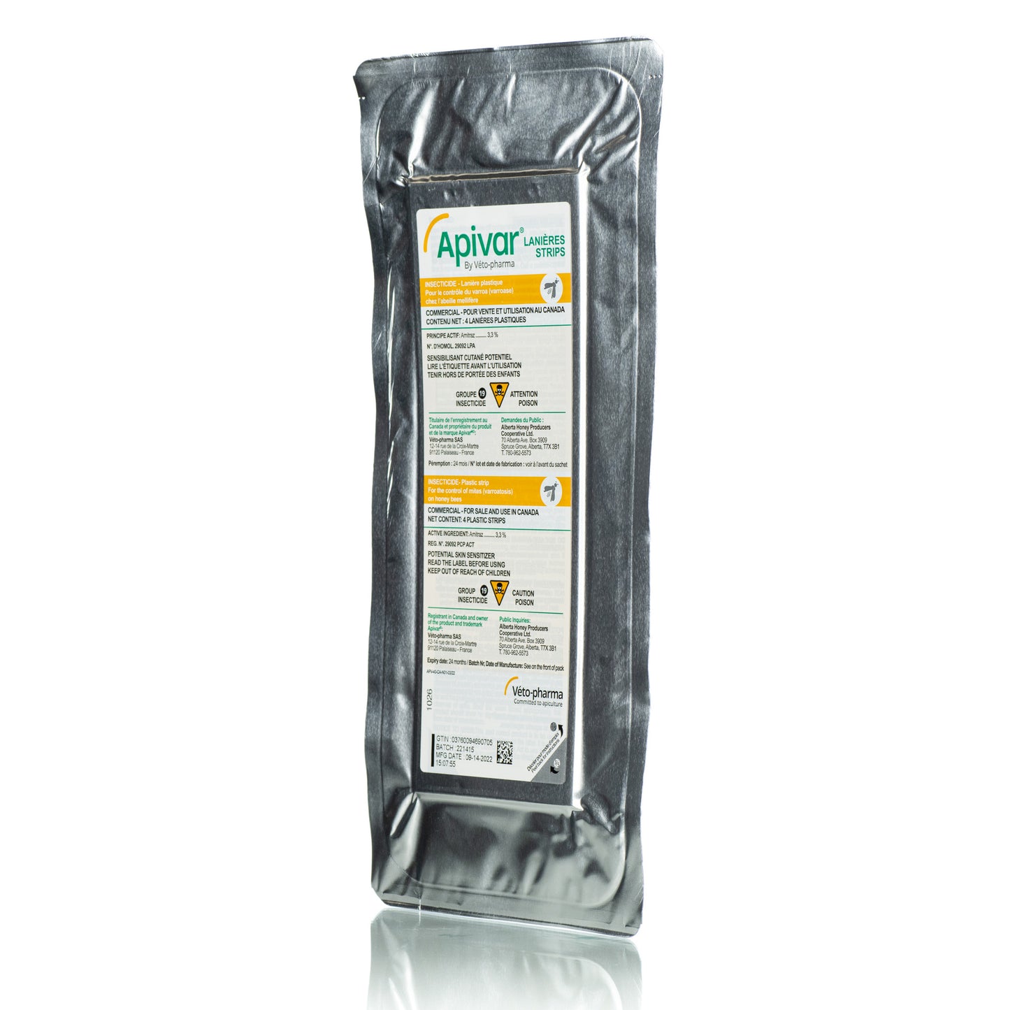 Apivar 4-Pack – Bee Maid Honey Online Store