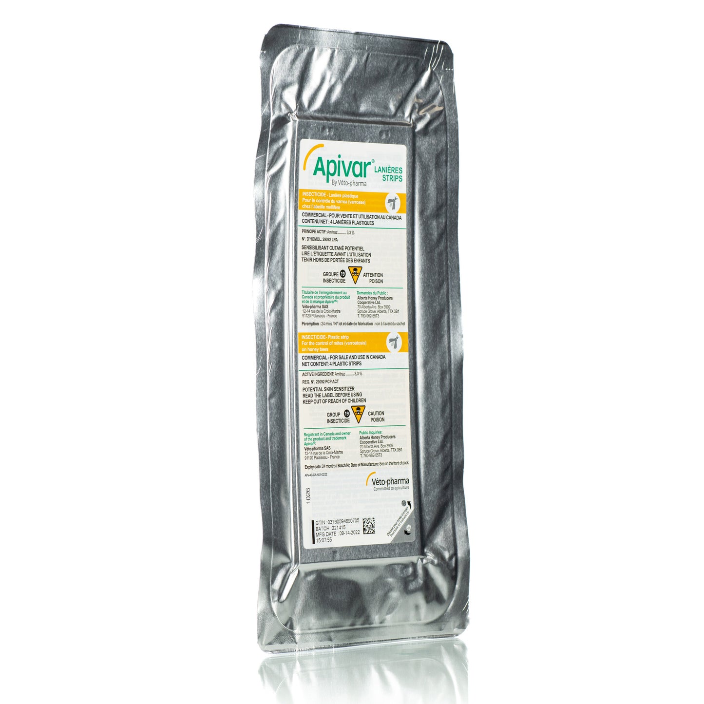 Apivar 4-Pack – Bee Maid Honey Online Store